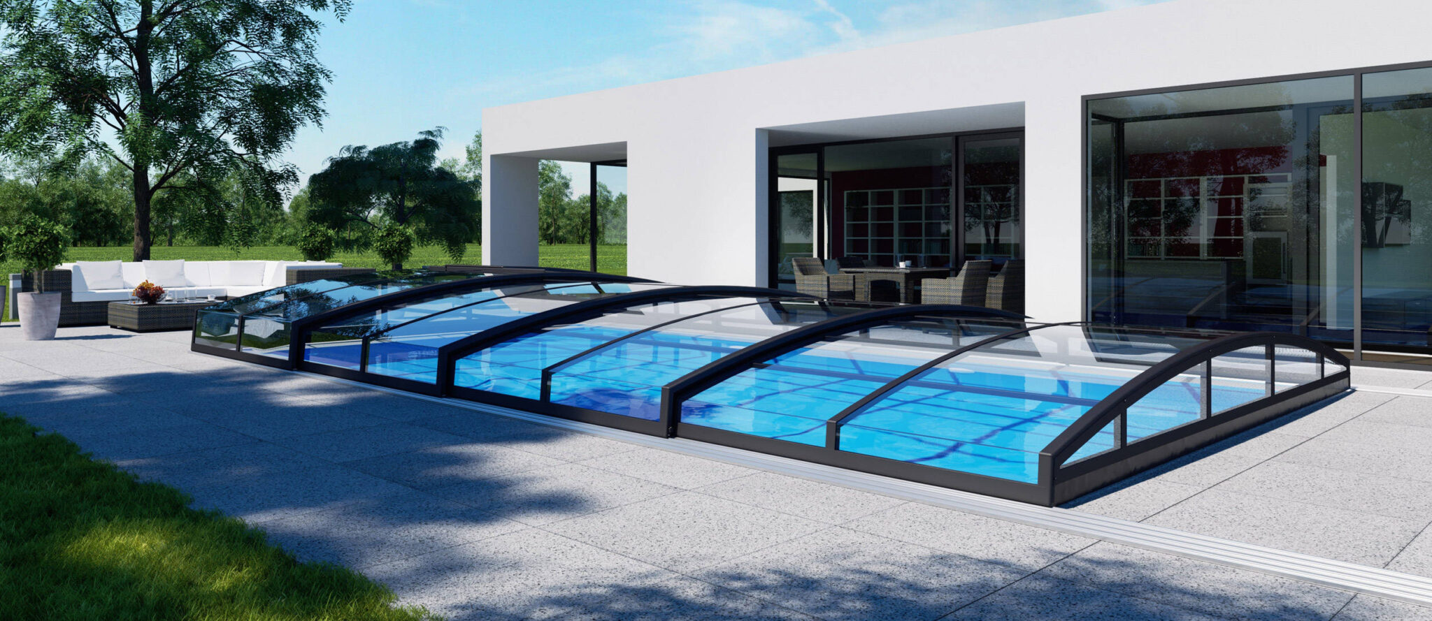 Albixon Casablanca Infinity A 350 x 635 cm Karbon (NOBOX) → Pool-Universum